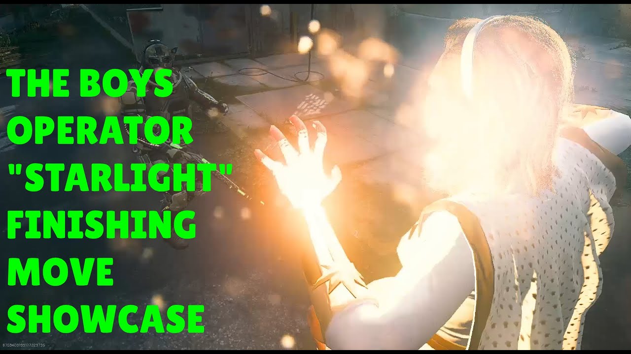 NEW OPERATOR "THE BOYS" STARLIGHT FINISHING MOVE SHOWCASE. ALL POVS ...