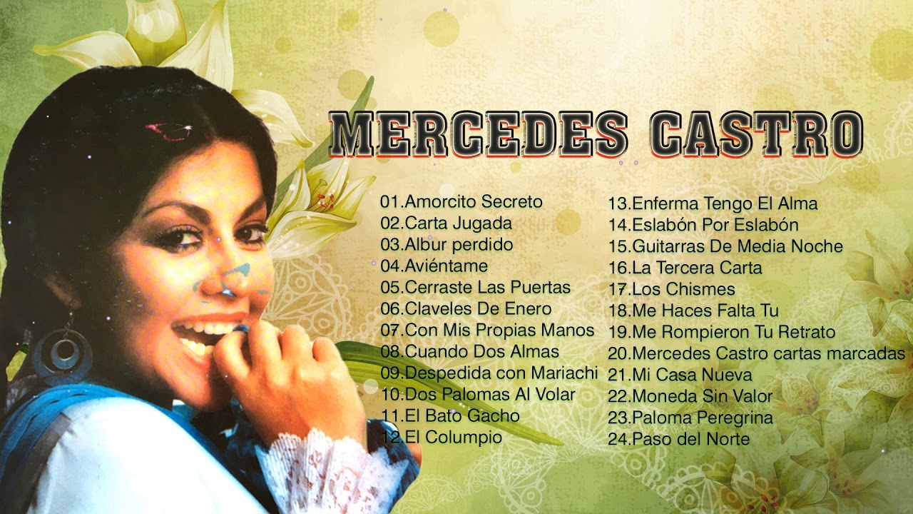 MERCEDES CASTRO EXITOS - SUS MEJORES CANCIONE RANCHERAS 24 GRANDES ...