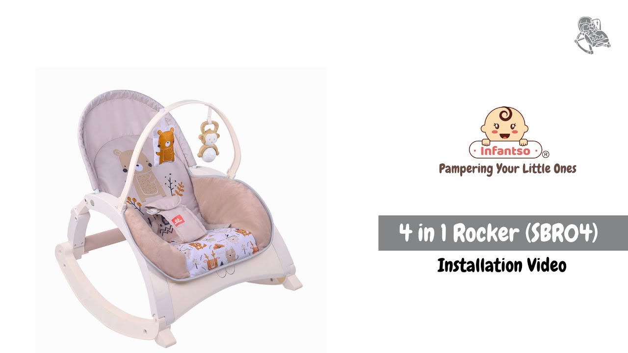 Installation Video of Infantso 4 in 1 Baby Rocker - YouTube
