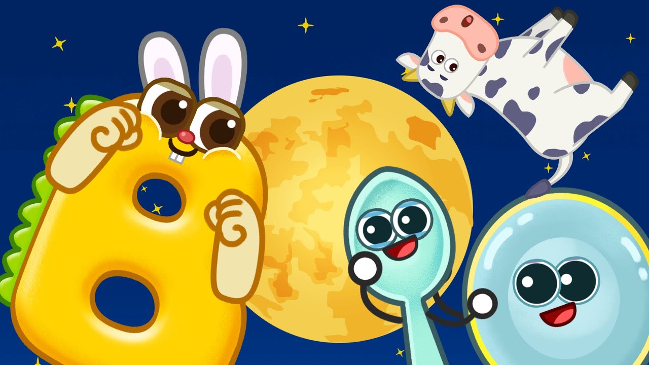 Hey diddle diddle with alphabet monsters - video for kids - YouTube