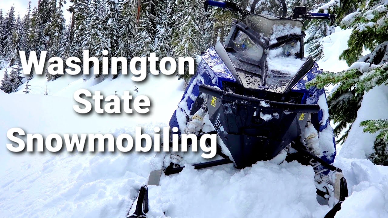 Fresh Snow and Big Air in the PNW! Snowmobiling Washington State 2021 ...
