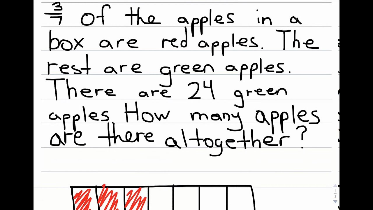 Word Problems Fraction Of A Set YouTube word-problems-fraction-of-a-set-youtube