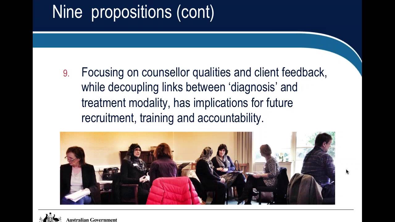 Webinar: Counselling and psychotherapy: Evidence and future directions ...