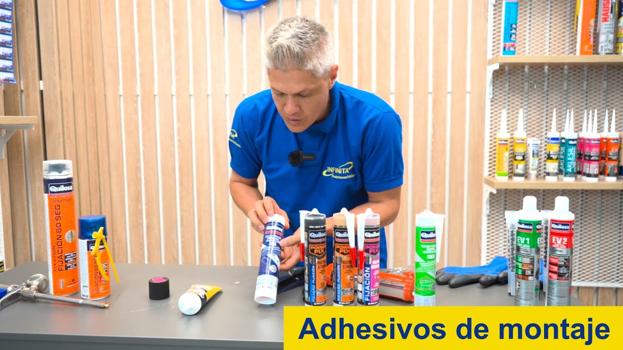 ADHESIVOS DE MONTAJE - YouTube