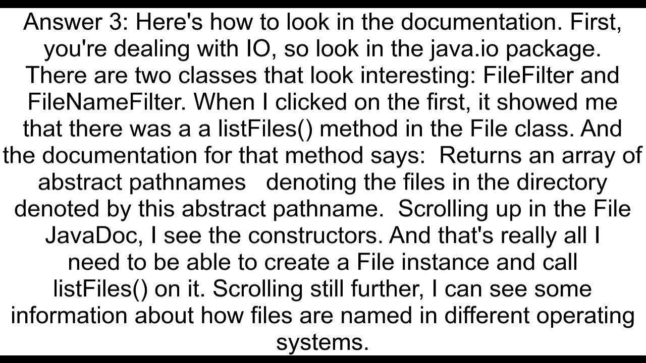Getting The Filenames Of All Files In A Folder Youtube