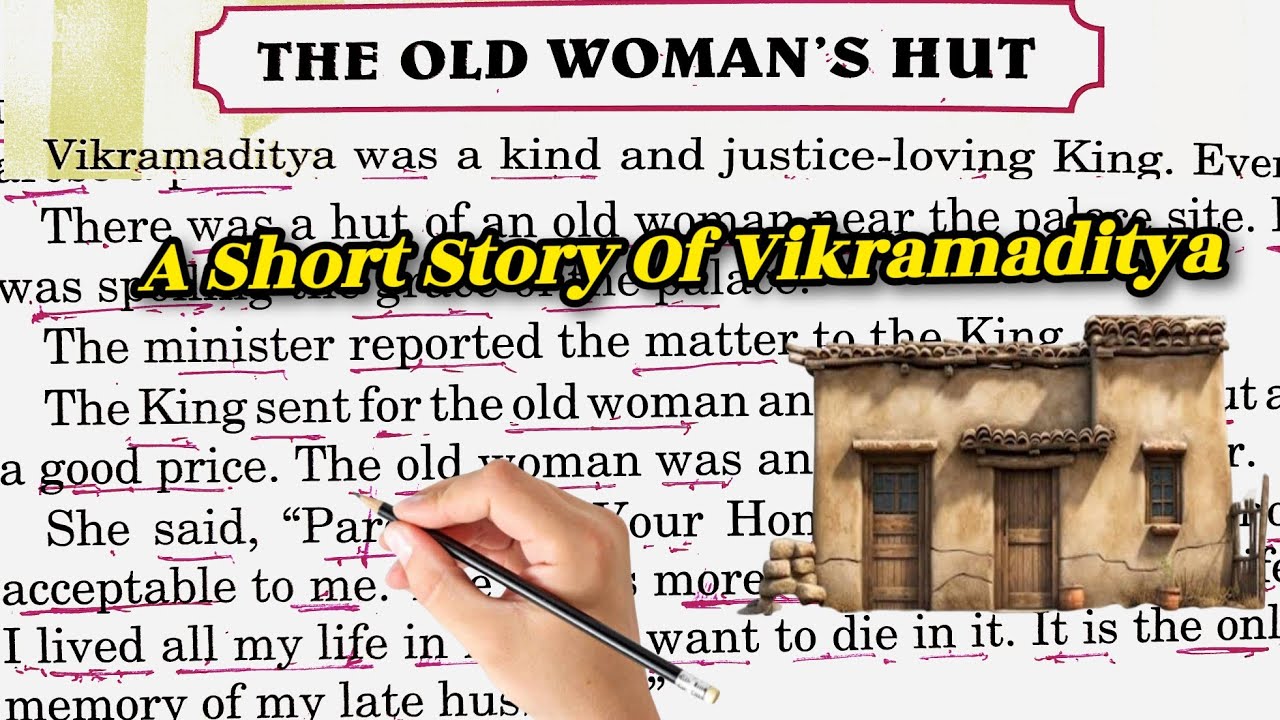 The Old Woman's Hut~बुढ़िया की झोपड़ी //Short Story //Book Reading ...