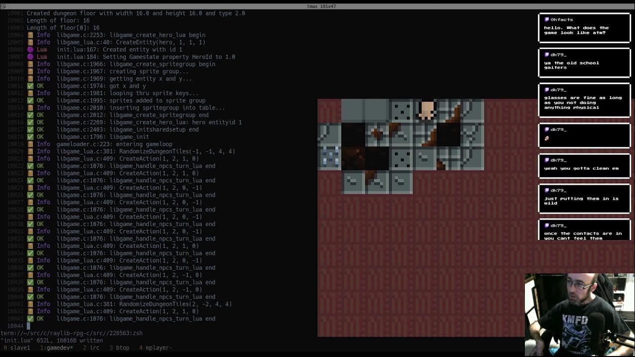 Cleaning up C and Lua #gamedev #raylib #lua #coding #linux #programming - YouTube