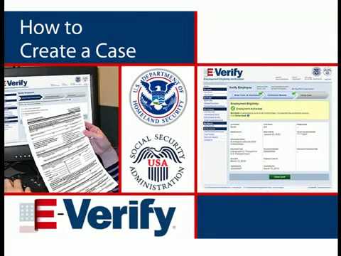 Background Checks everified: How to Create a Case (USCIS) - YouTube