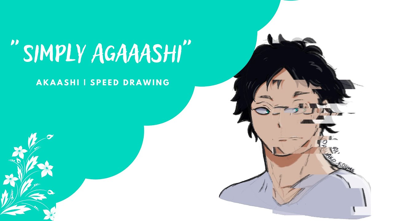 "Simply AGAAASHI" Fanart - Akaashi | Speed Drawing - YouTube