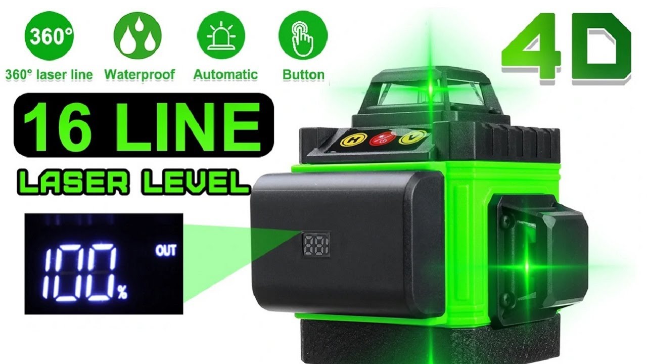 16 Lines 4D Laser Level - YouTube