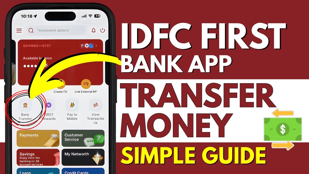 How to Transfer Money from IDFC Bank App? IDFC First Bank App Fund ...