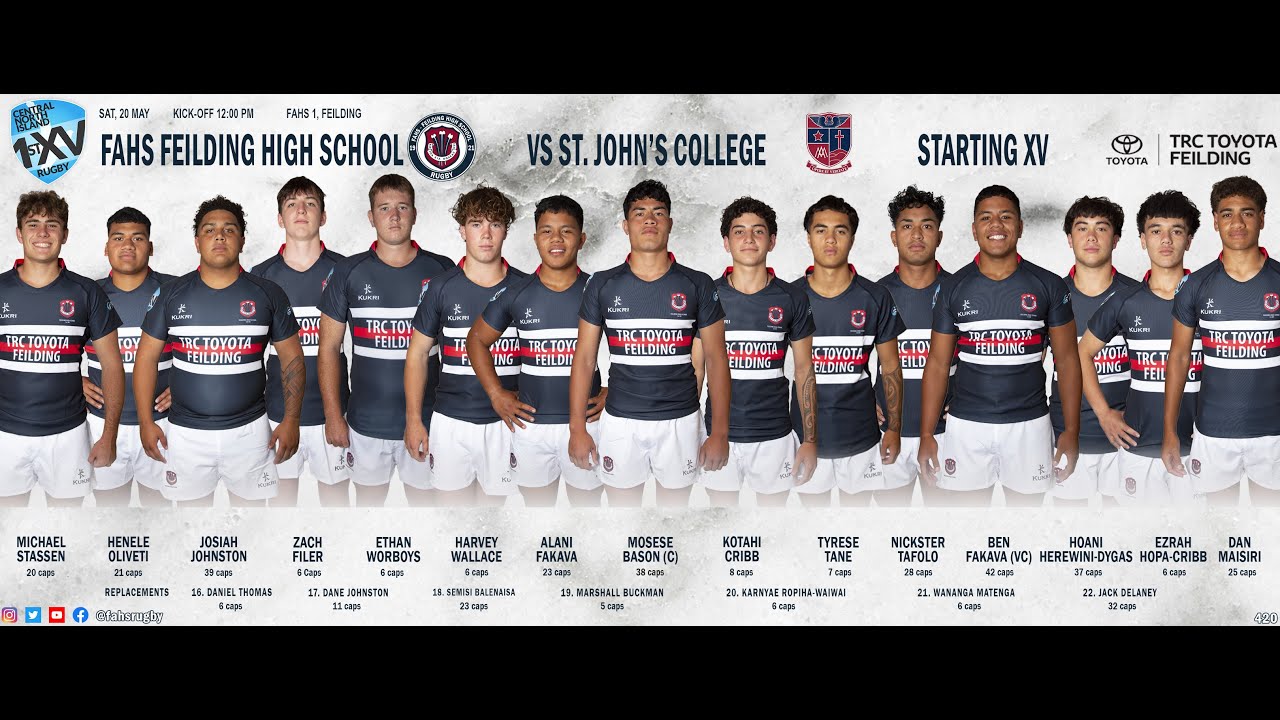 FAHS 1st XV vs SJC 1st XV - 20th May 2023 - CNI Rnd 2 - Highlights ...