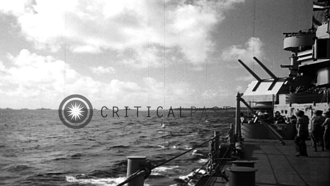A US Navy Task Force underway and guard mail transferred from a DD in ...