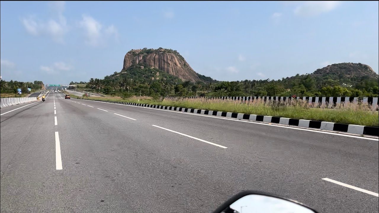 Bengaluru Mysore Expressway view | ಬೆಂಗಳೂರು ಮೈಸೂರು ಹೆದ್ದಾರಿ | Bike Ride ...