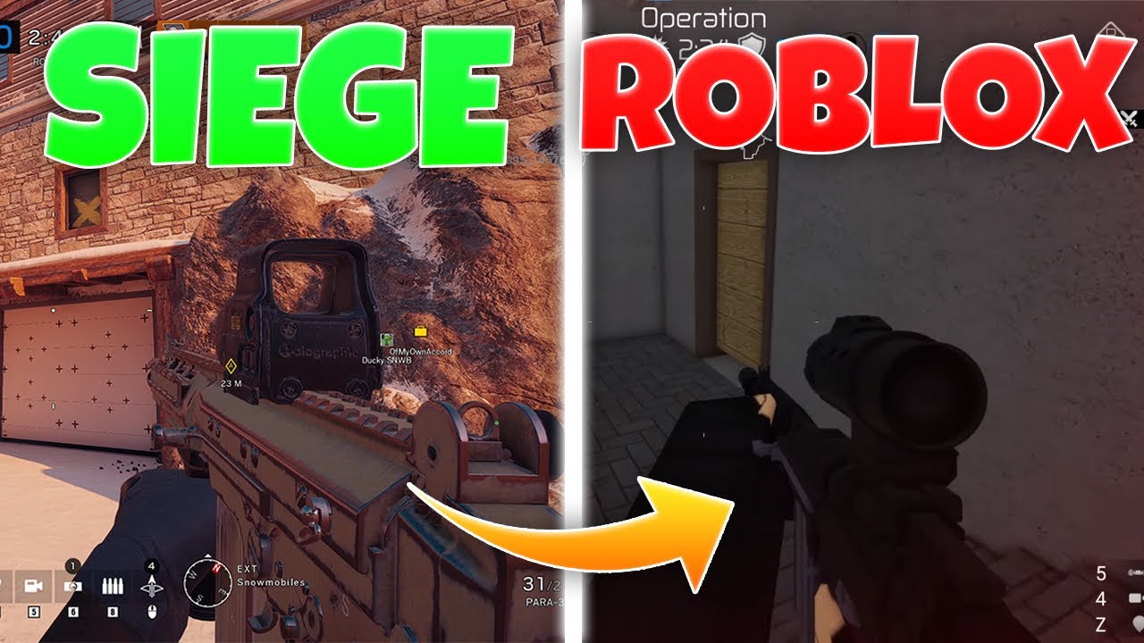 Rainbow Six Siege... But Its Roblox - YouTube