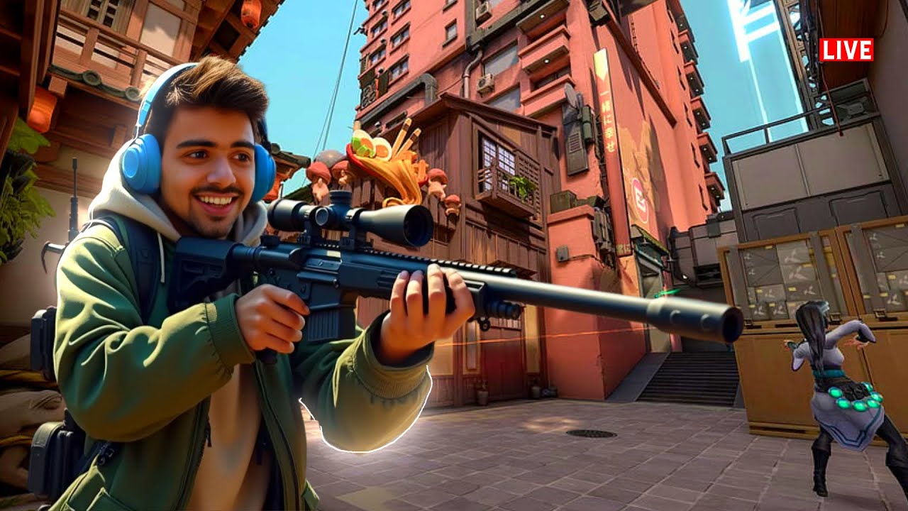 🔴[ VALORANT - PLAYING WITH RANDOM PLAYERS ] - LIVE STREAM!! HINDI ...