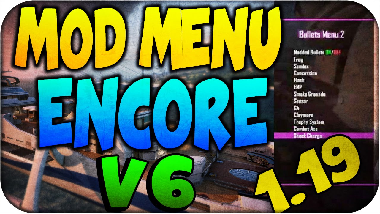 [PS3/BO2] Black Ops 2 Mod Menu Project EnCoRe v6 GSC 1.19 - YouTube