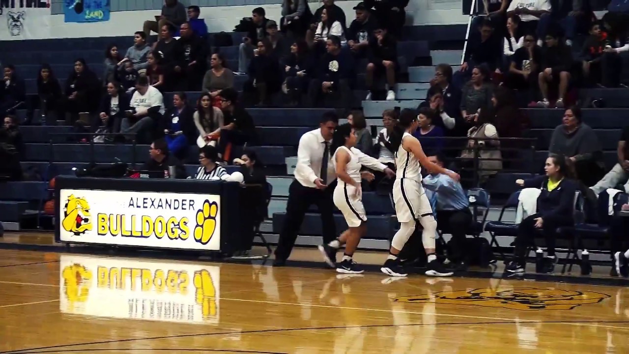 Alexander vs Del Rio - Girls Basketball 2017-2018 - YouTube