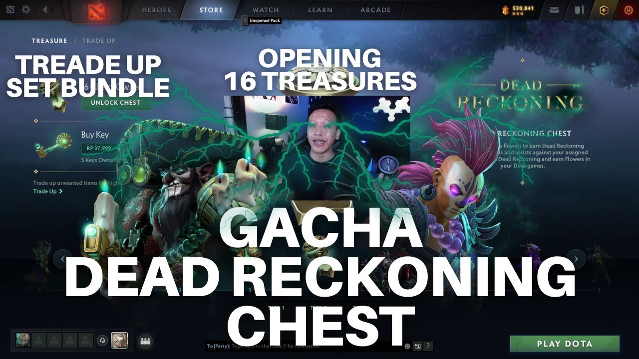 GACHA TREASURE DEAD RECKONING CHEST! - TUTORIAL TREADE UP SET BUNDLE ...