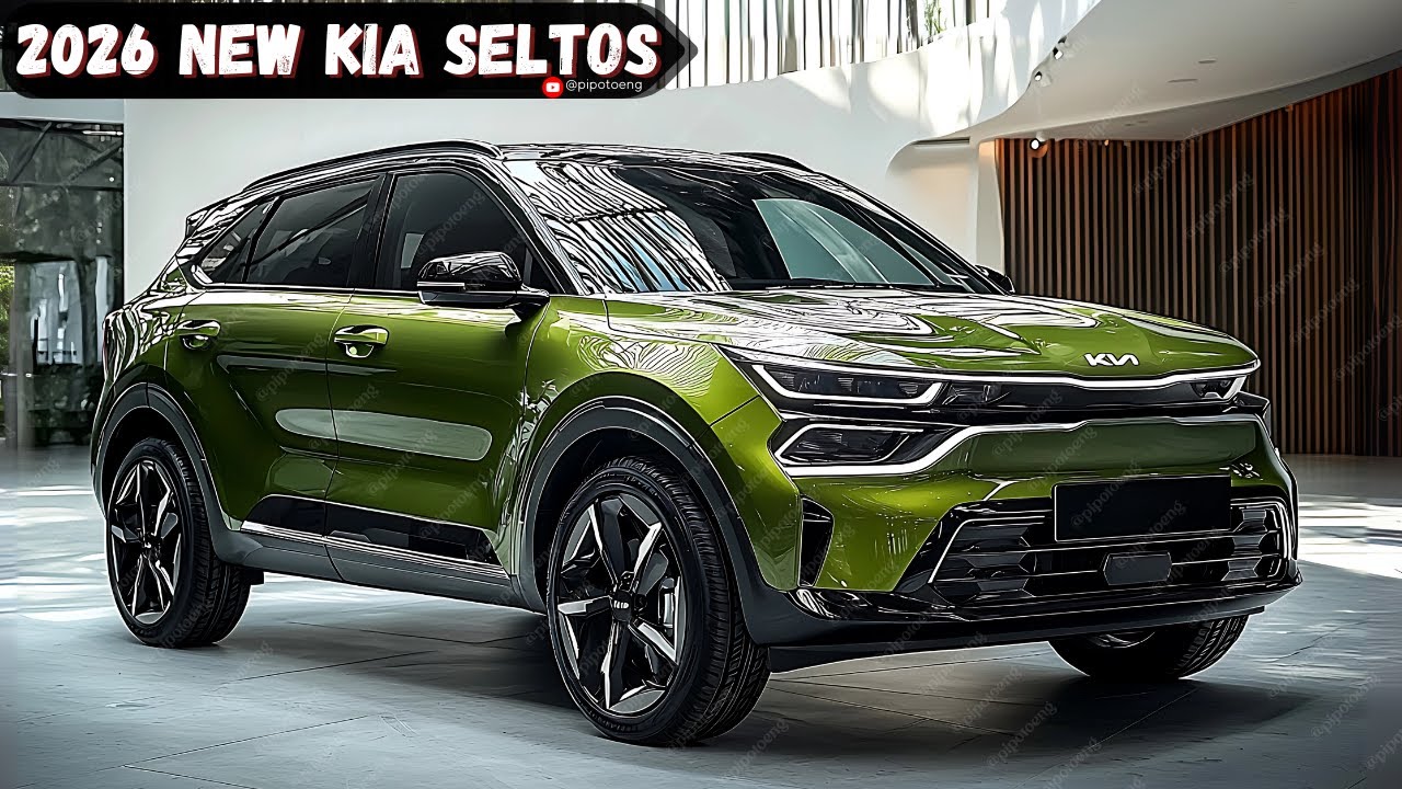 What's Hiding Behind the 2026 Kia Seltos's Bold Green Finish? - YouTube