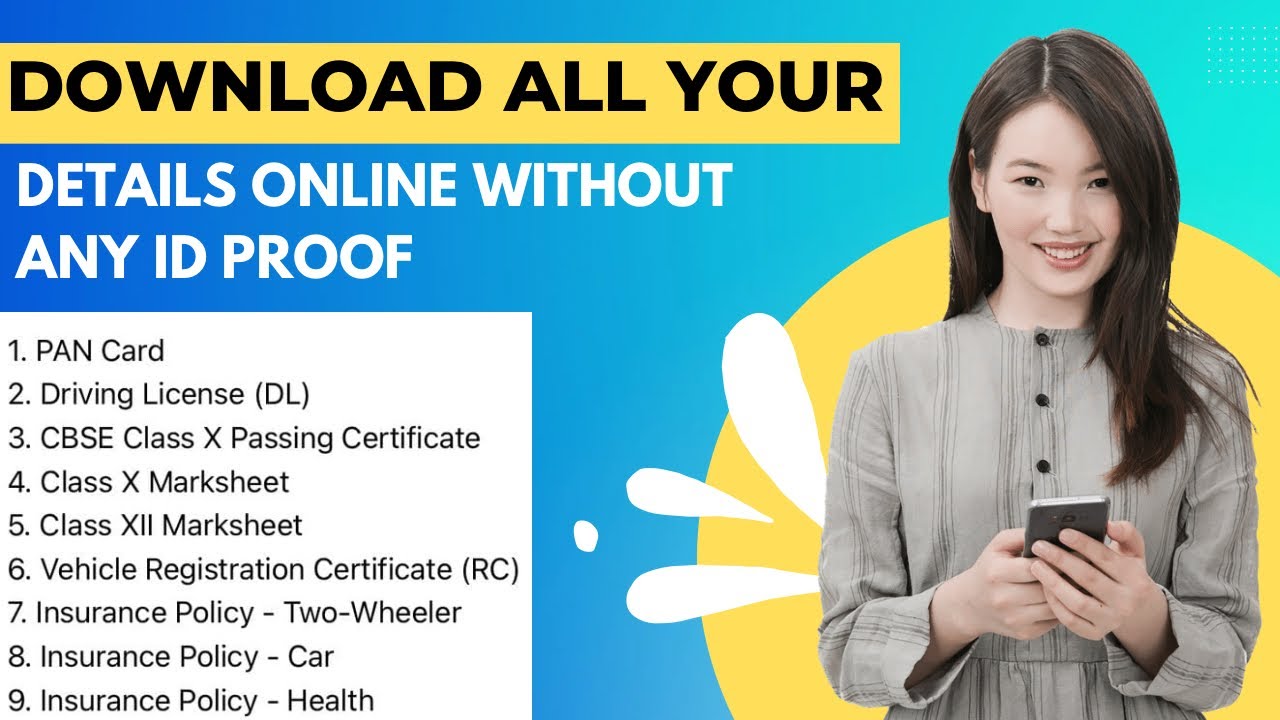 How To Download All Personal Details in Online || Download Adhar card ...