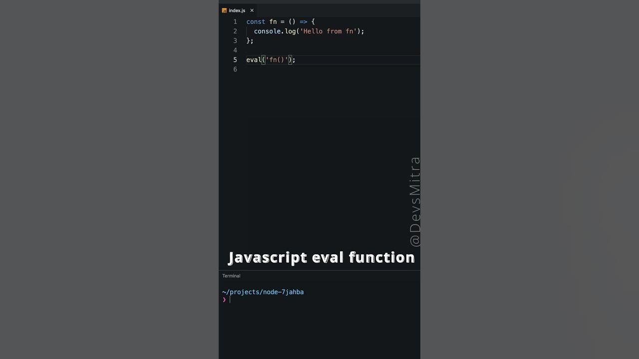 Javascript Eval Function Shorts Javascript Youtube