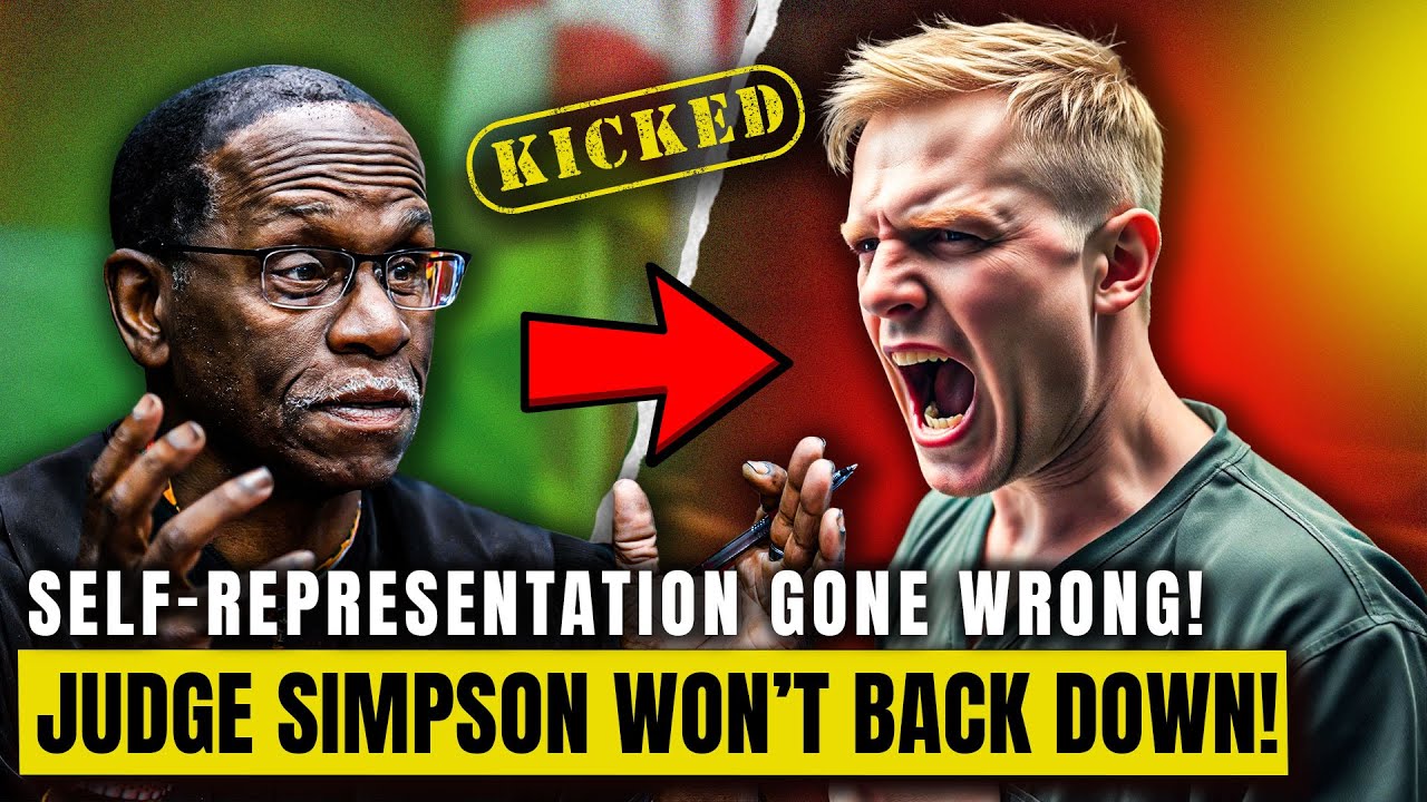 Judge Simpson Takes on Defiant Defendant in Fiery Courtroom Clash - YouTube