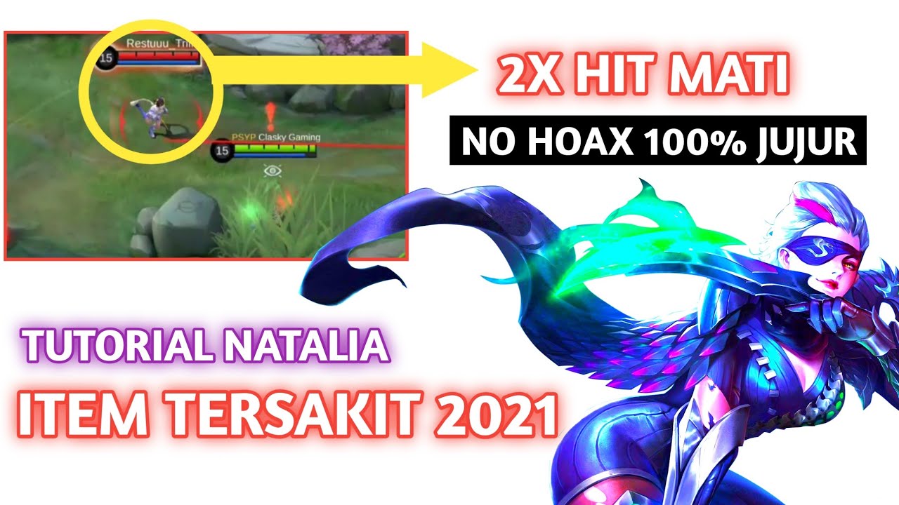 Natalia Build Item Penggendong Tim 2x Hit Musuh Mati No Hoax 100% Jujur ...