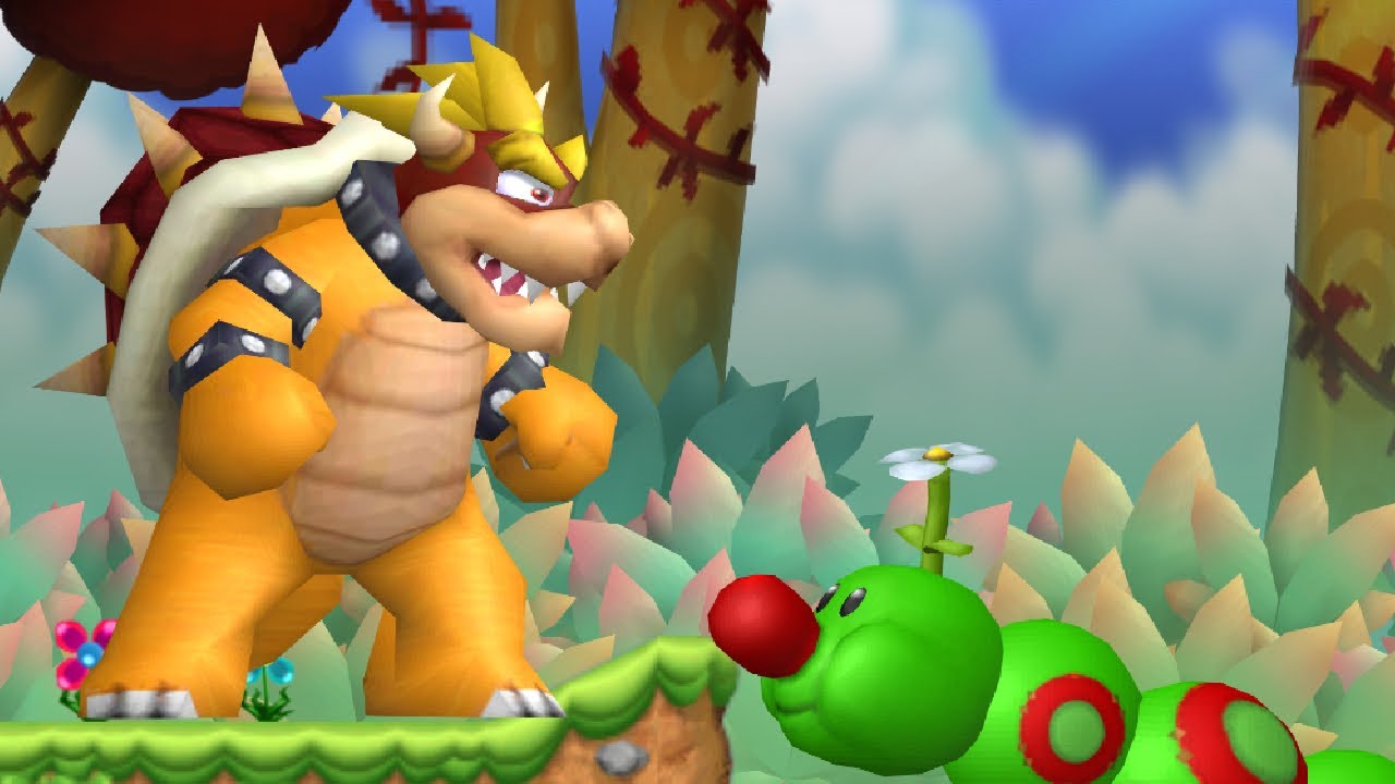 Giant Dark New Super Mario Bros. Wii Bowser - Walkthrough - #14 - YouTube