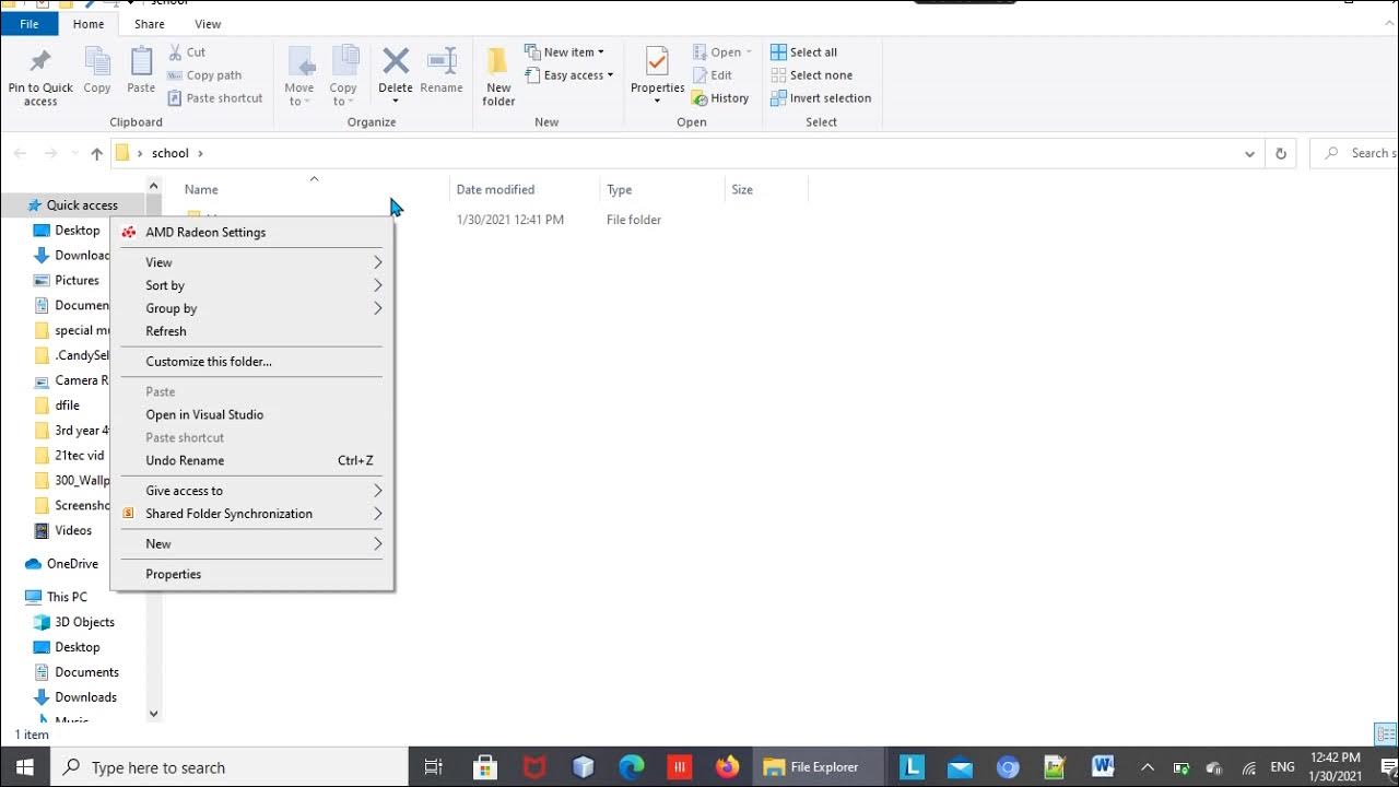 how to create folder on computer in Amharic(ፎልደር እንደት ይከፈታል) - YouTube