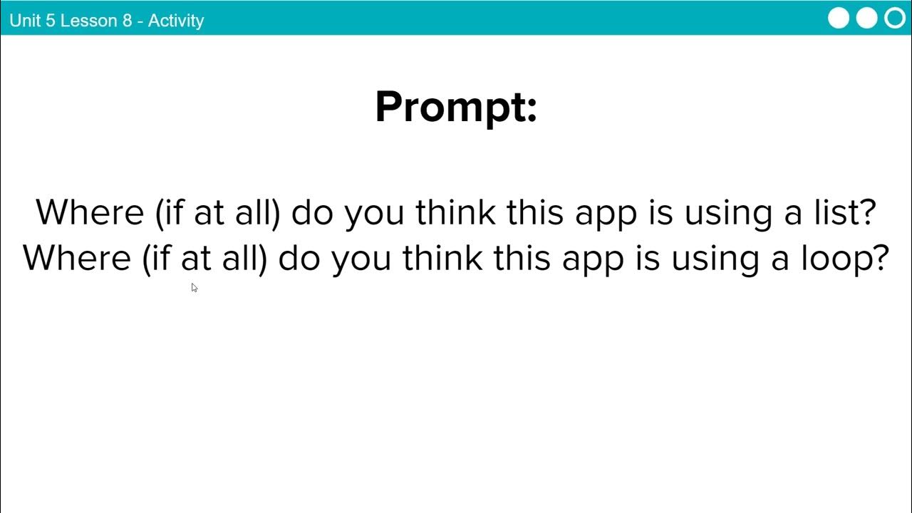 Unit 5 Lesson 8 Lecture - YouTube