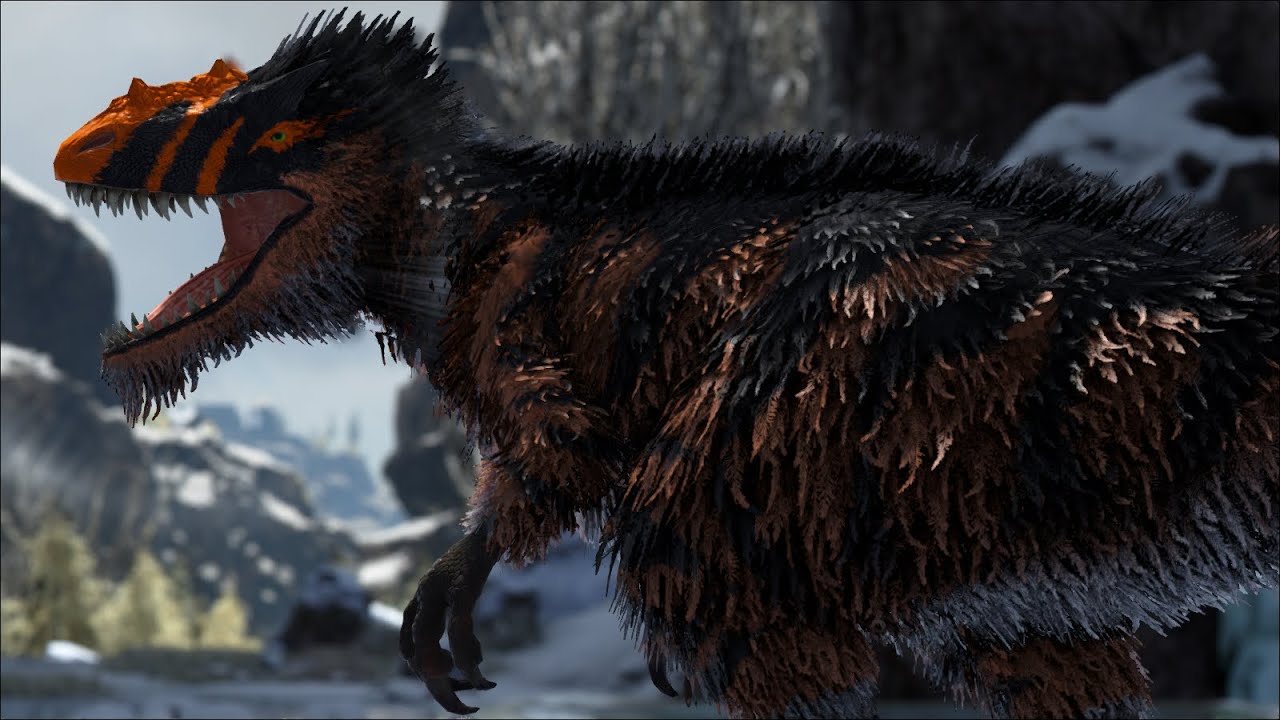 Greater Yutyrannus! Ark: Paleo Expansion - YouTube