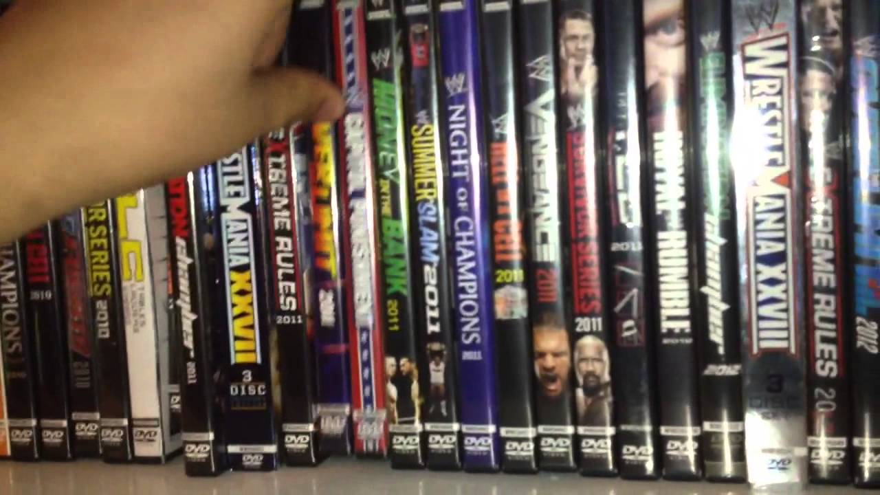 WWF WWE TNA dvd collection - YouTube