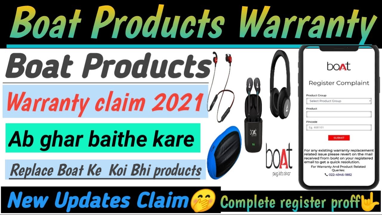 how to claim warranty boat Product2021/Boat product Replace kaise kare ...