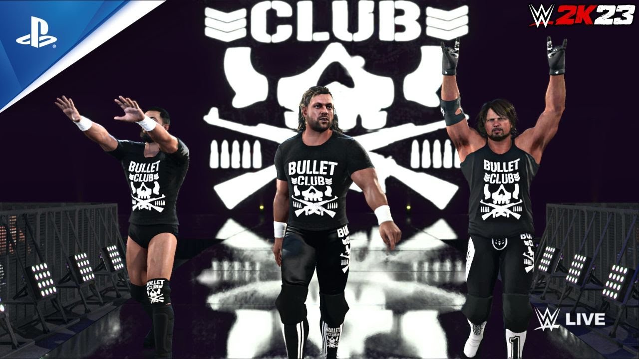WWE 2K23 *HIDDEN* BULLET CLUB TEAM ENTRANCE , VICTORY MOTION WITH ...