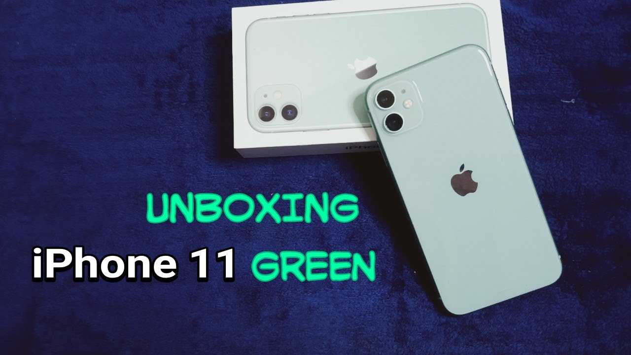 UNBOXING IPhone 11 Green | New BOX | 2021 - YouTube