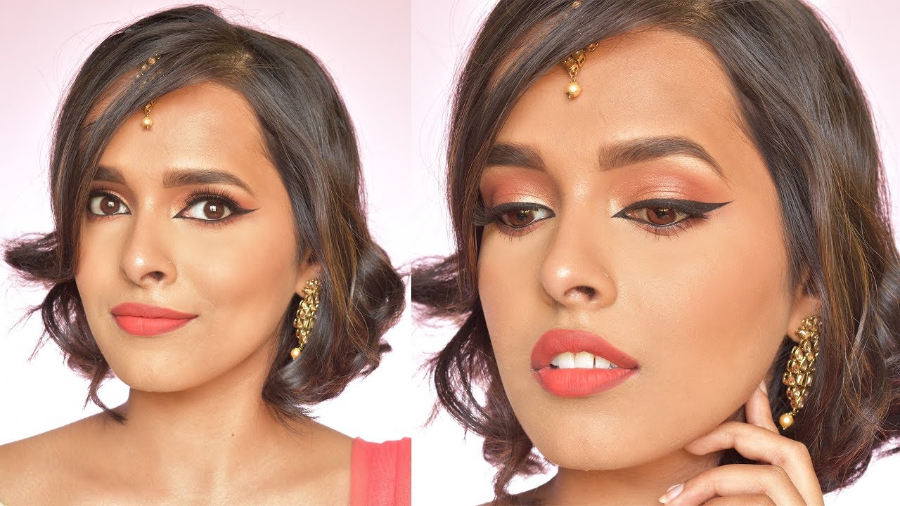 Indian Festive Makeup Look | LETSCELEBRATE2K19 - YouTube