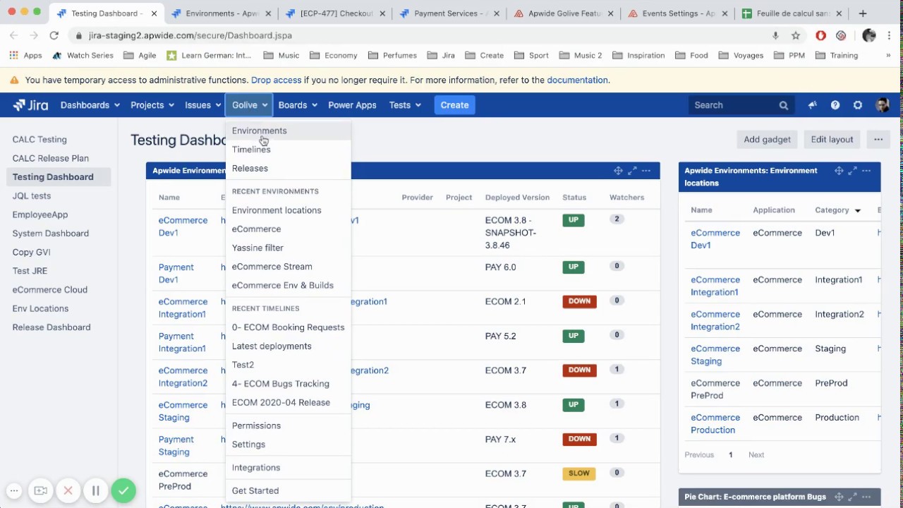 Golive 101 - Environment Custom Fields for Jira - YouTube