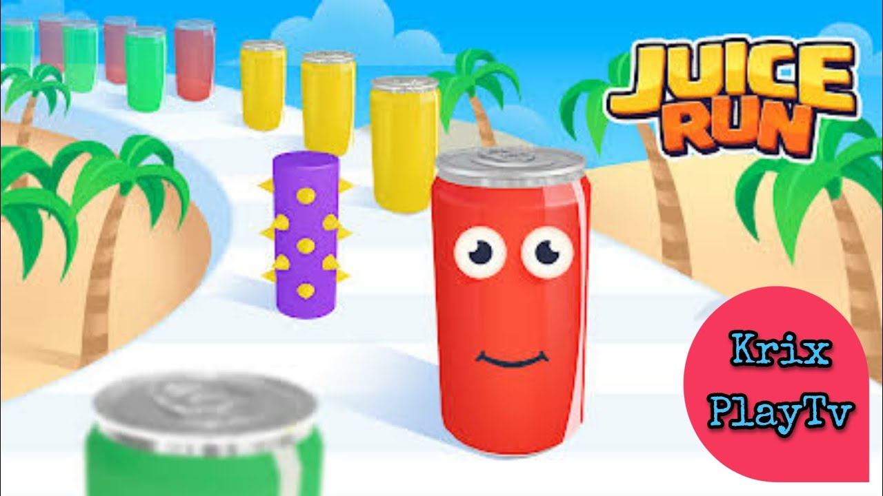 juice run game play | drink juice and grow with juice | krix playtv ...