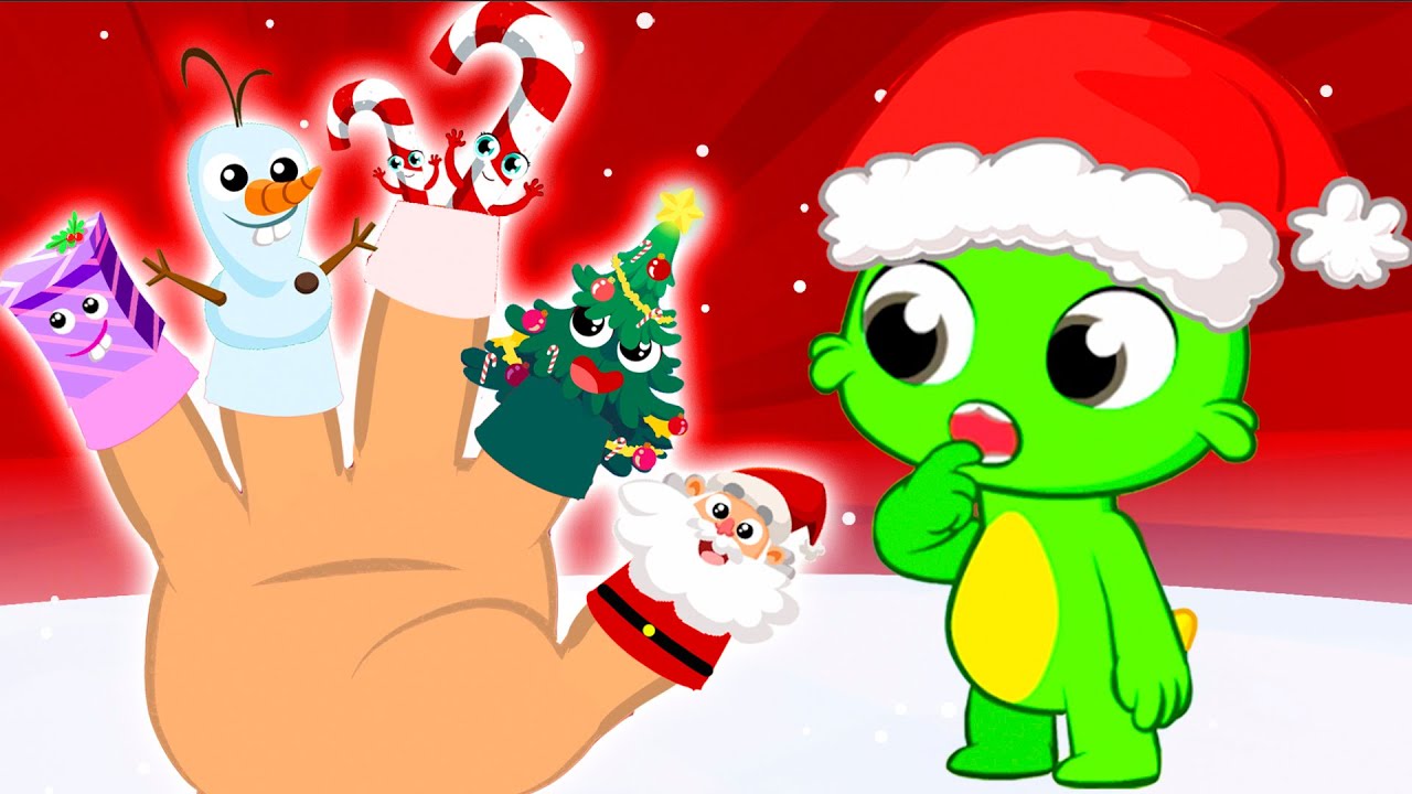 Groovy The Martian sings Finger Family at Christmas Time | Nursery ...