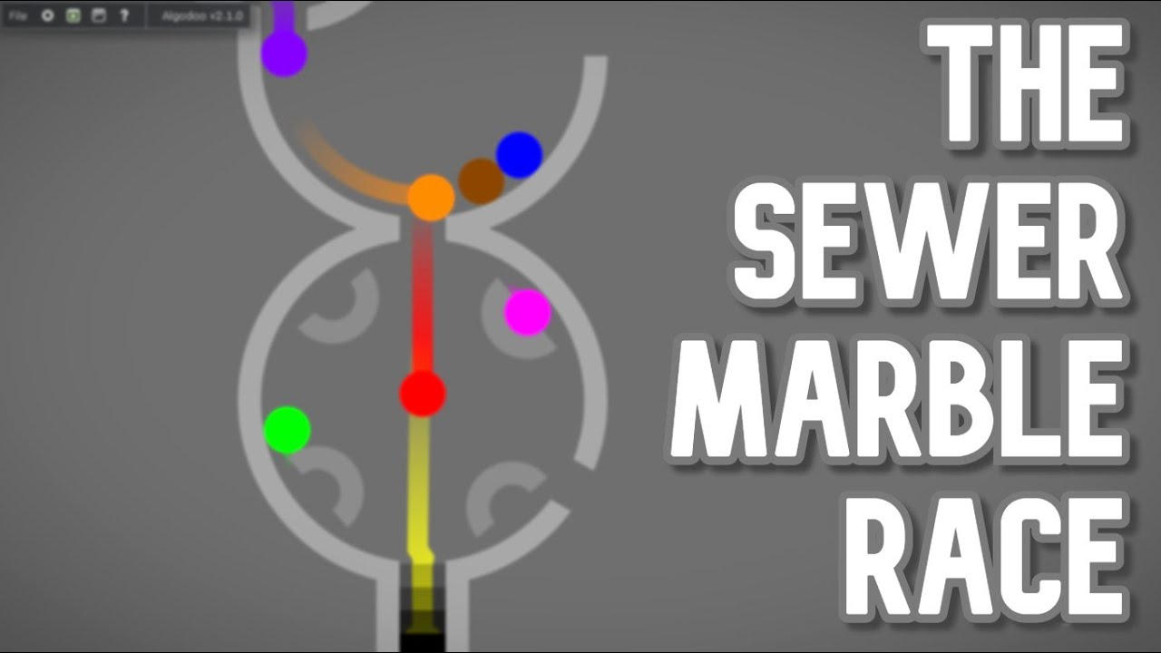 The Sewer Marble Race - YouTube