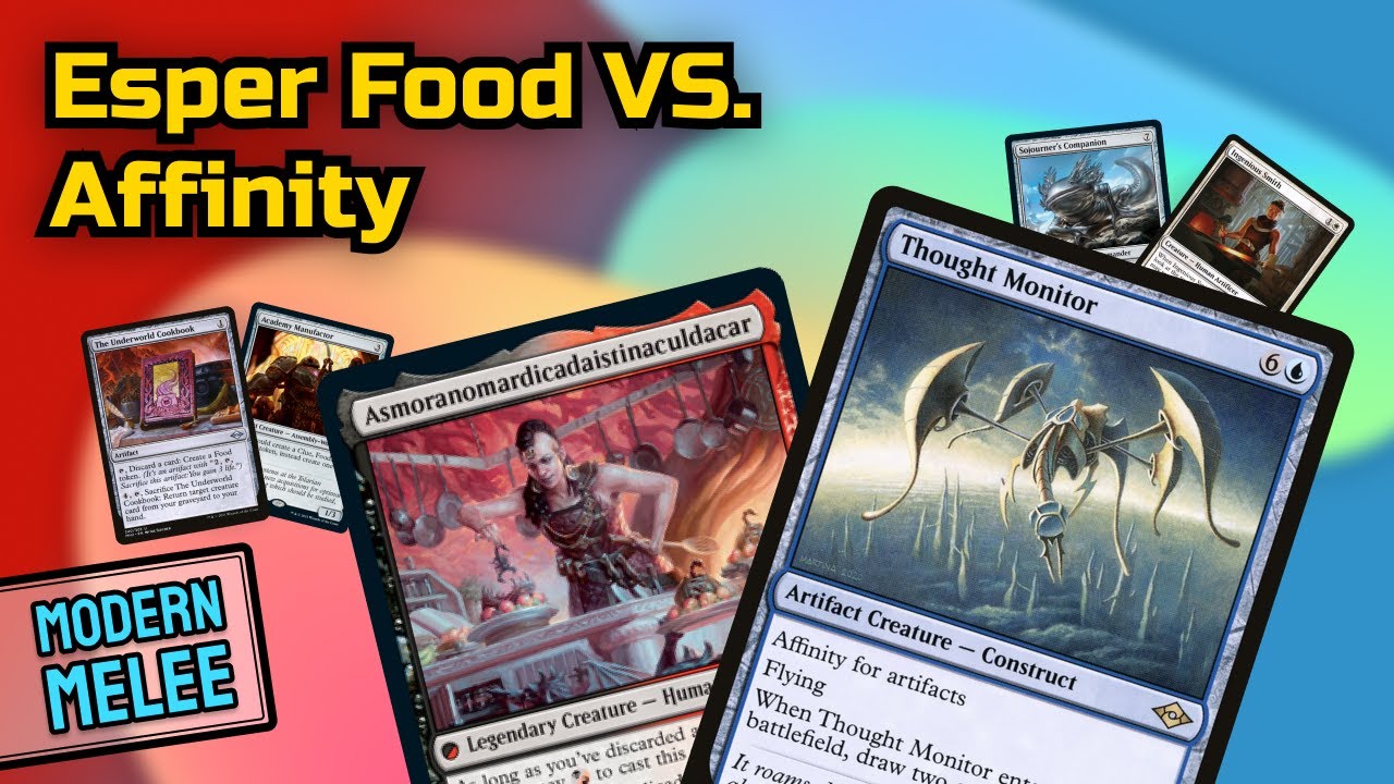 Esper Food Vs. Affinity LIVE MTG Modern Gameplay | Modern Melee - YouTube