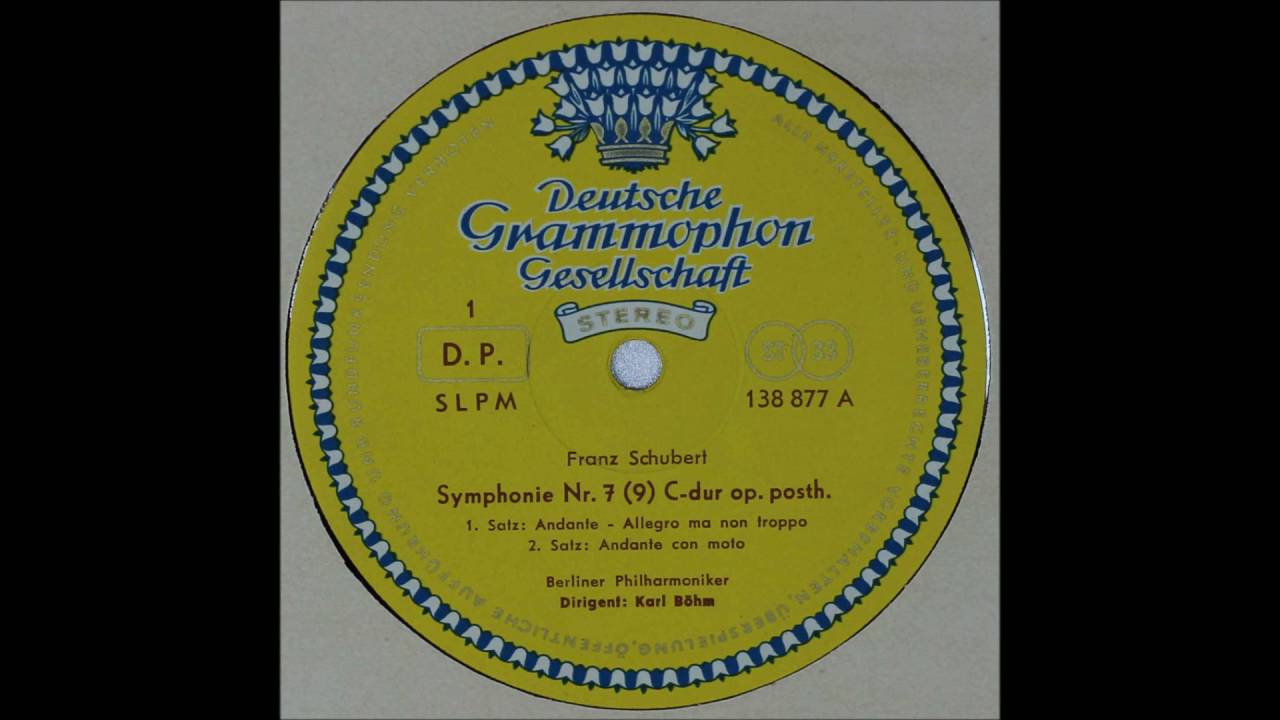 Schubert, Symphony No 9 The Great, Karl Bohm,cond - YouTube