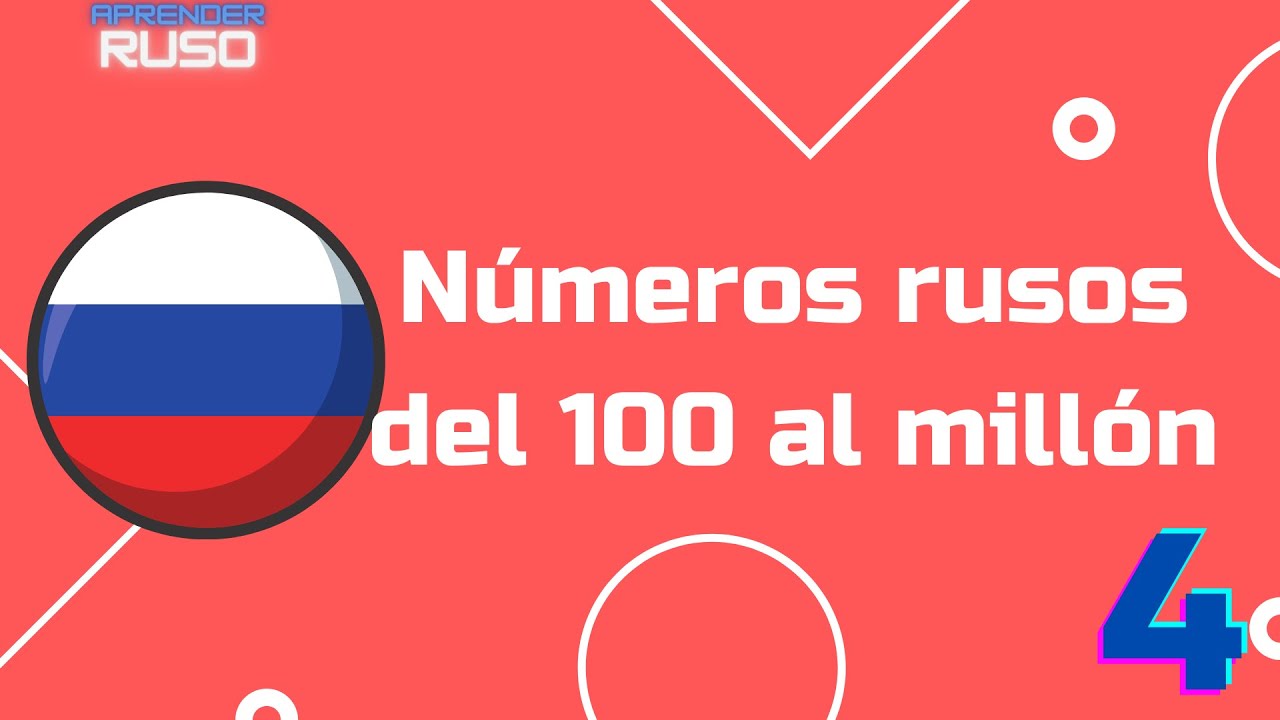 Números en ruso de 100 al millón | Cómo contar en ruso - YouTube