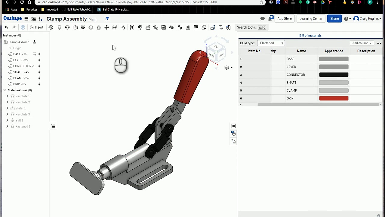 Onshape BOM Table - YouTube