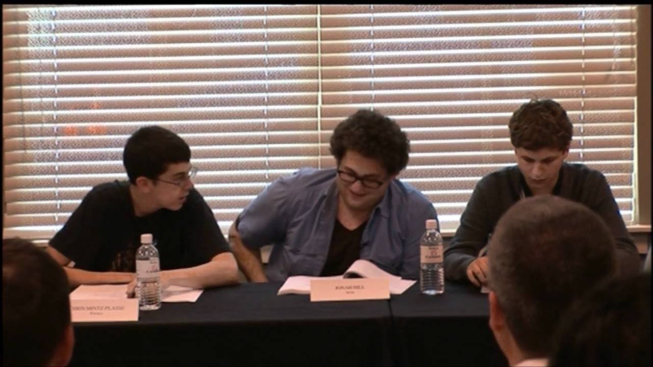 The Cast Of Superbad(2007) Reading Mclovin Scene - YouTube