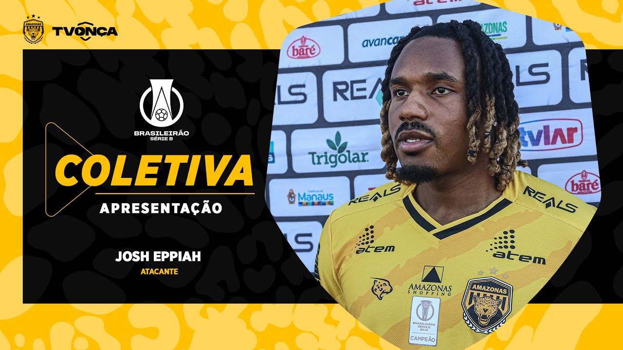 Entrevista coletiva atacante Josh Eppiah - YouTube