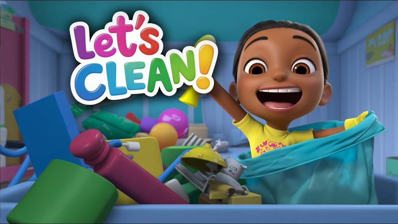 Clean Up Song 🧸👏 | Fun Kids Music to Make Cleaning Easy - YouTube