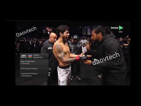 Tofiq Musayev vs Myktybek orolbai / UFC on ABC : HİLL vs  ROUNTREE JR . UFCBAKU #ufconabc