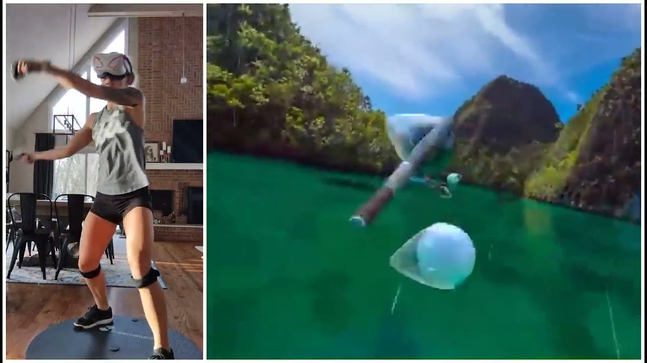 Supernatural VR Workout Oculus - Level M flow - Rockabye - YouTube